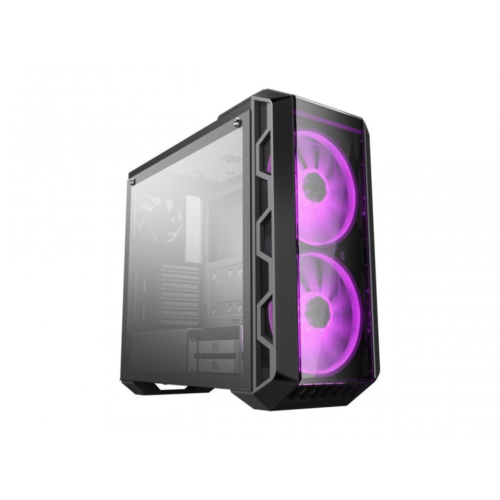 Cooler Master MasterCase H500 ATX Mid-Tower, tempered glass panel, two ...