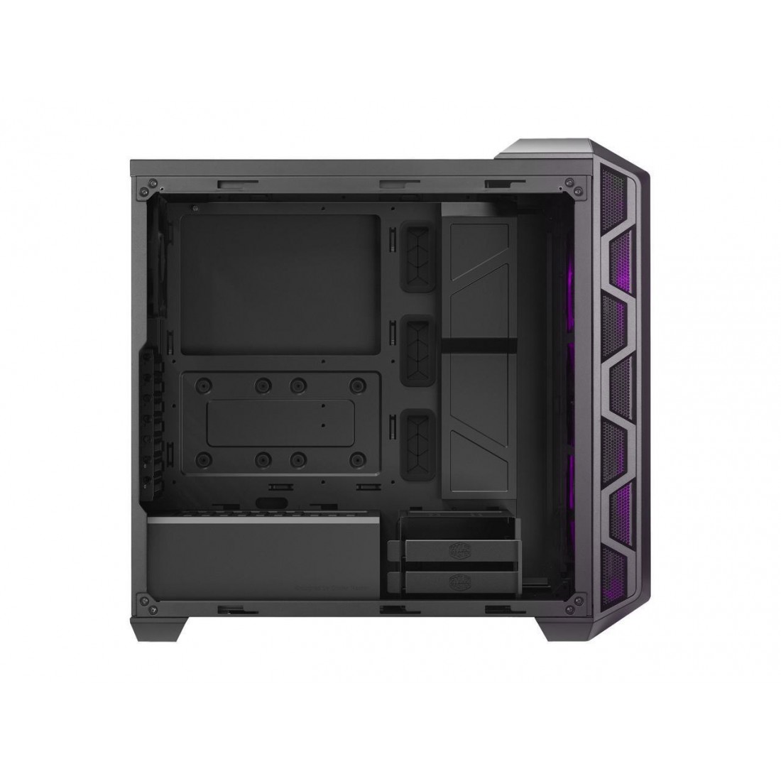 Cooler Master MasterCase H500 ATX Mid-Tower, tempered glass panel, two ...