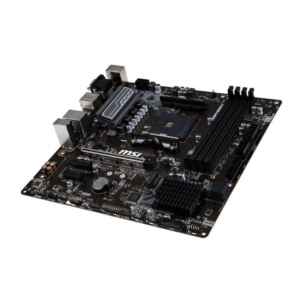 MSI B450M PRO-VDH AM4 AMD B450 SATA 6Gb/s USB 3.1 HDMI AMD Motherboard