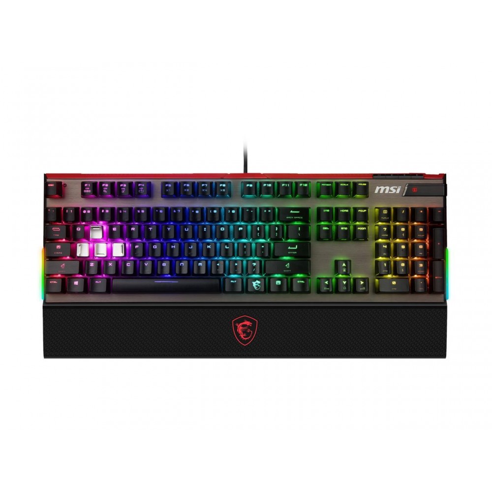 MSI Vigor GK80 Wired Cherry MX RGB Red, RGB Gaming Keyboard