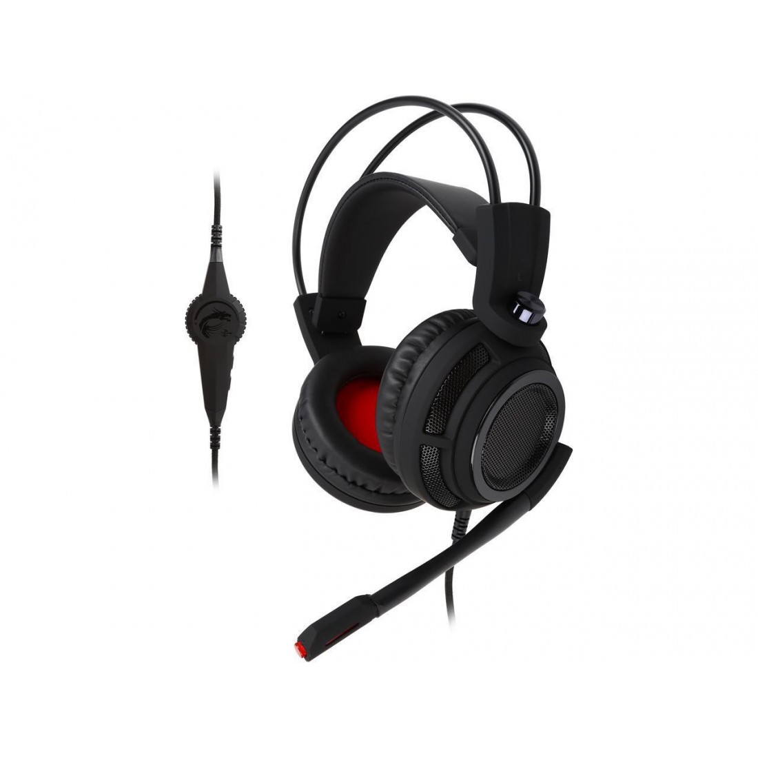 MSI Gaming Headset with Microphone, Enhanced Virtual 7.1 Surround Sound ...