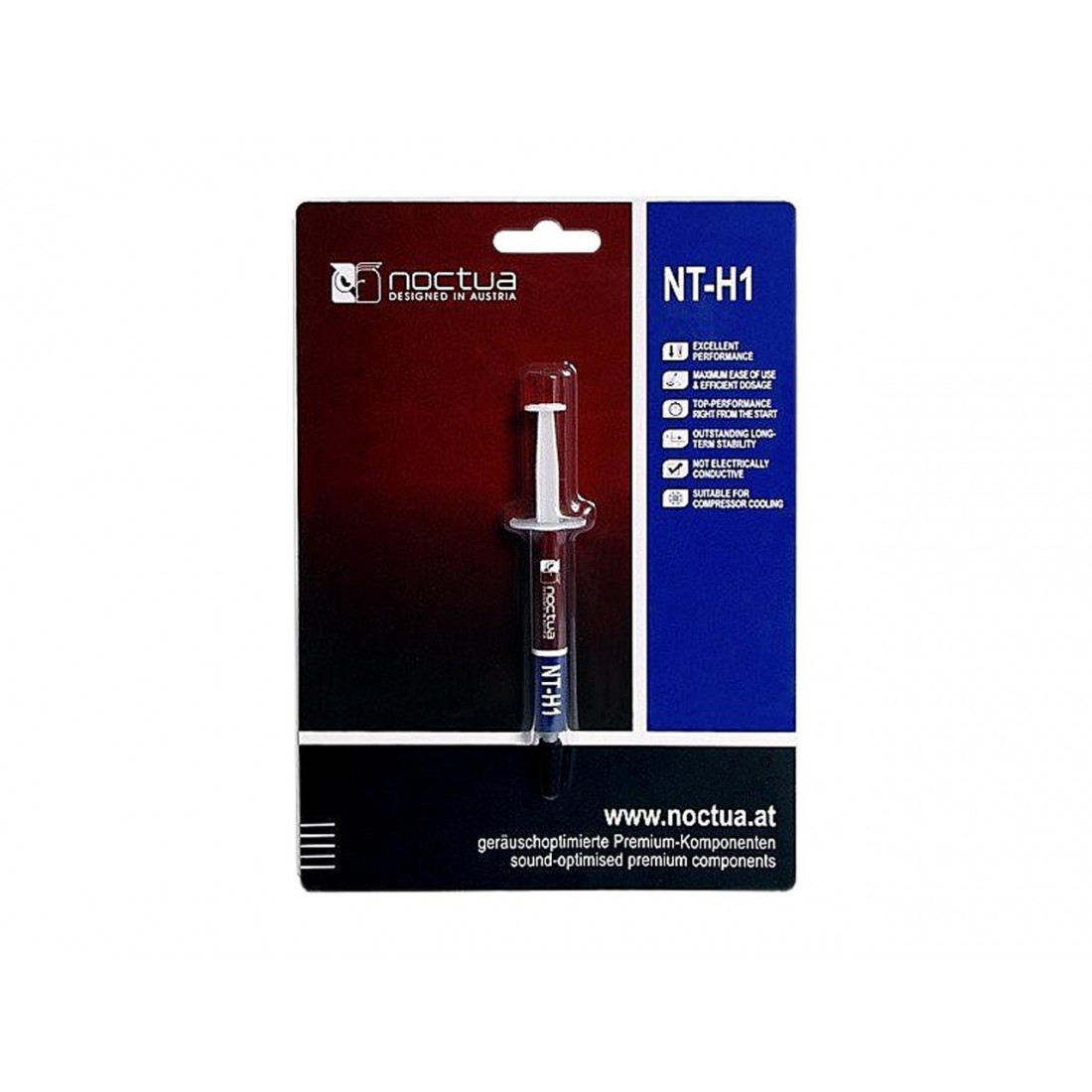 Noctua NT-H1 3.5g, Pro-Grade Thermal Compound Paste (3,5g)