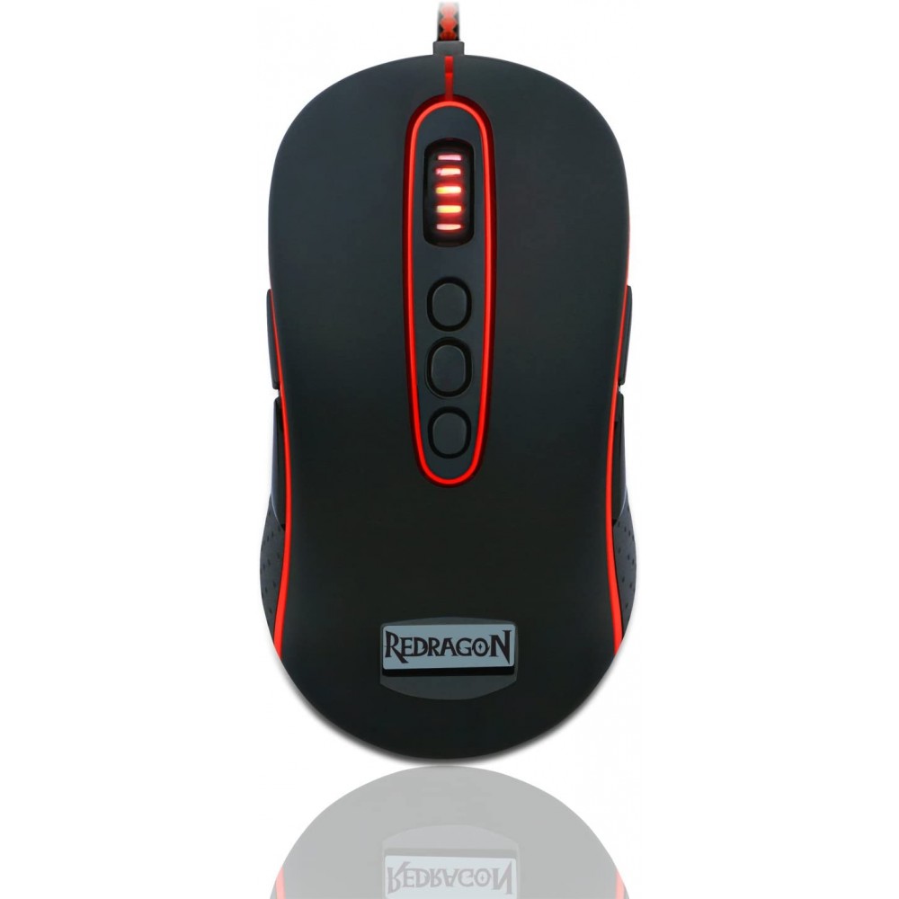 Redragon M906 Gaming Mouse, Ambidextrous (Left Handed & Right Handed ...