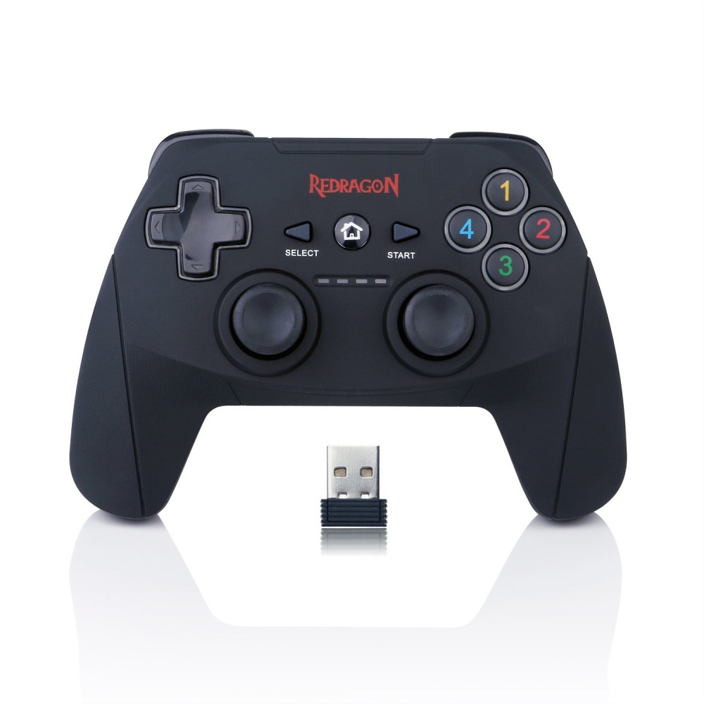 Redragon G808 Gamepad, PC Game Controller, Joystick with Dual Vibration ...