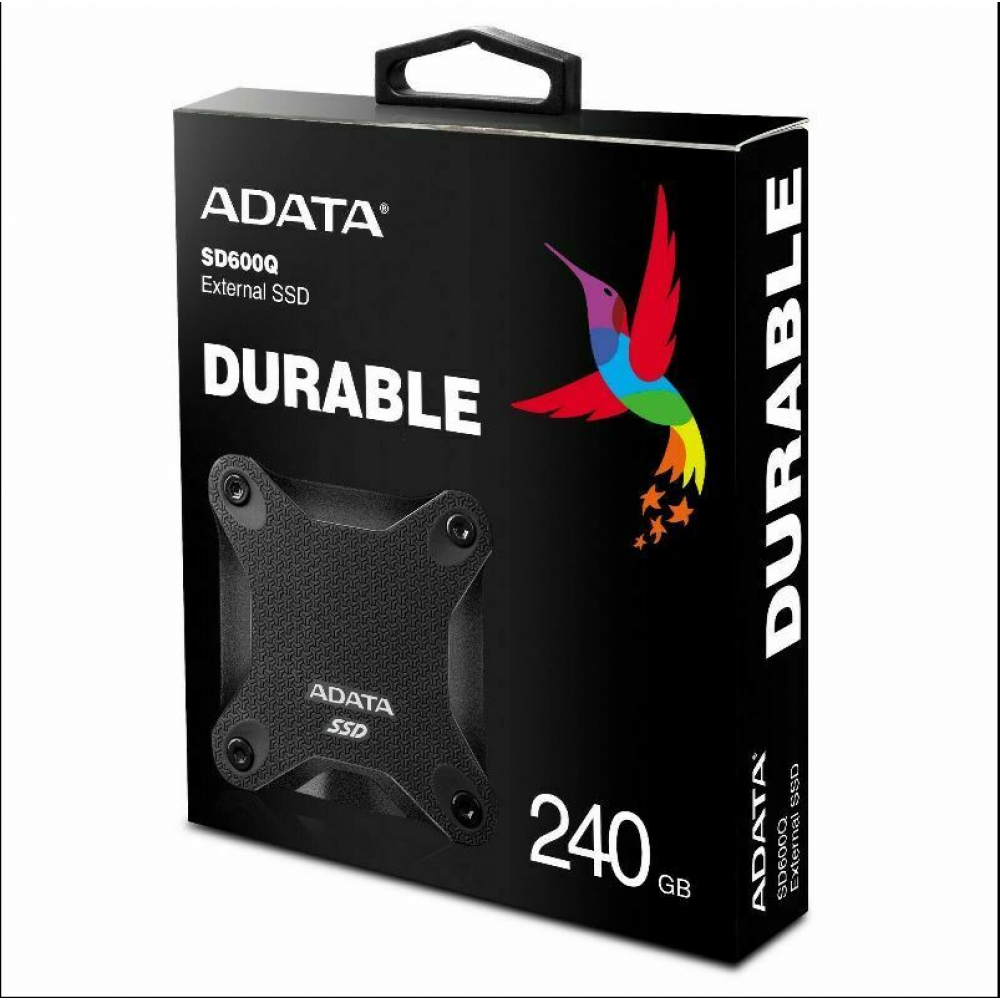 ADATA SD600Q 240GB Ultra-Speed Portable Durable External SSD - Up to ...