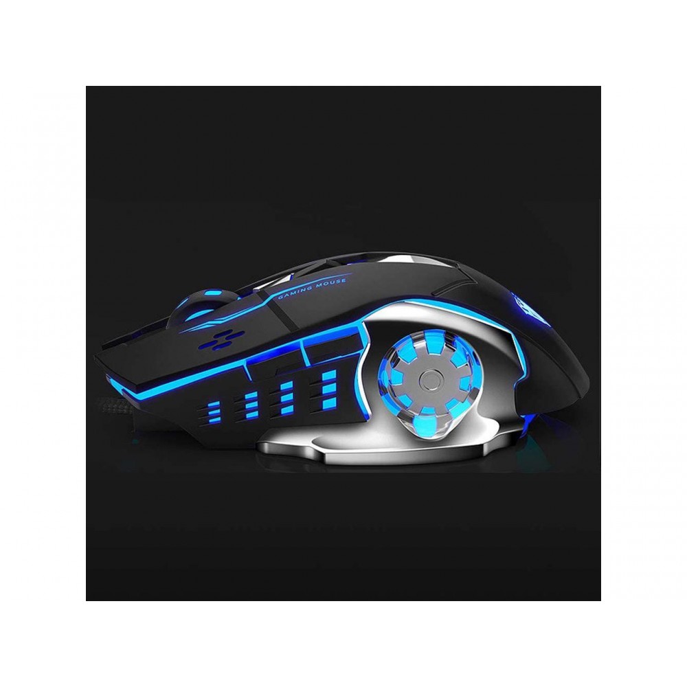 Aula S20 USB Wired Gaming Mouse Programmable 2400DPI Optical Ergonomic Mouse with 4-Color ...