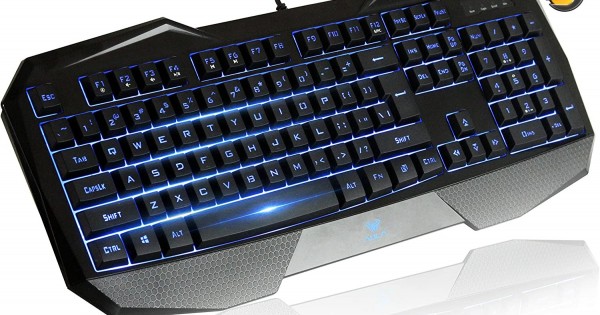 AULA Catalyst Gaming Keyboard, Ergonomic Keyboard Multimedia keys ...