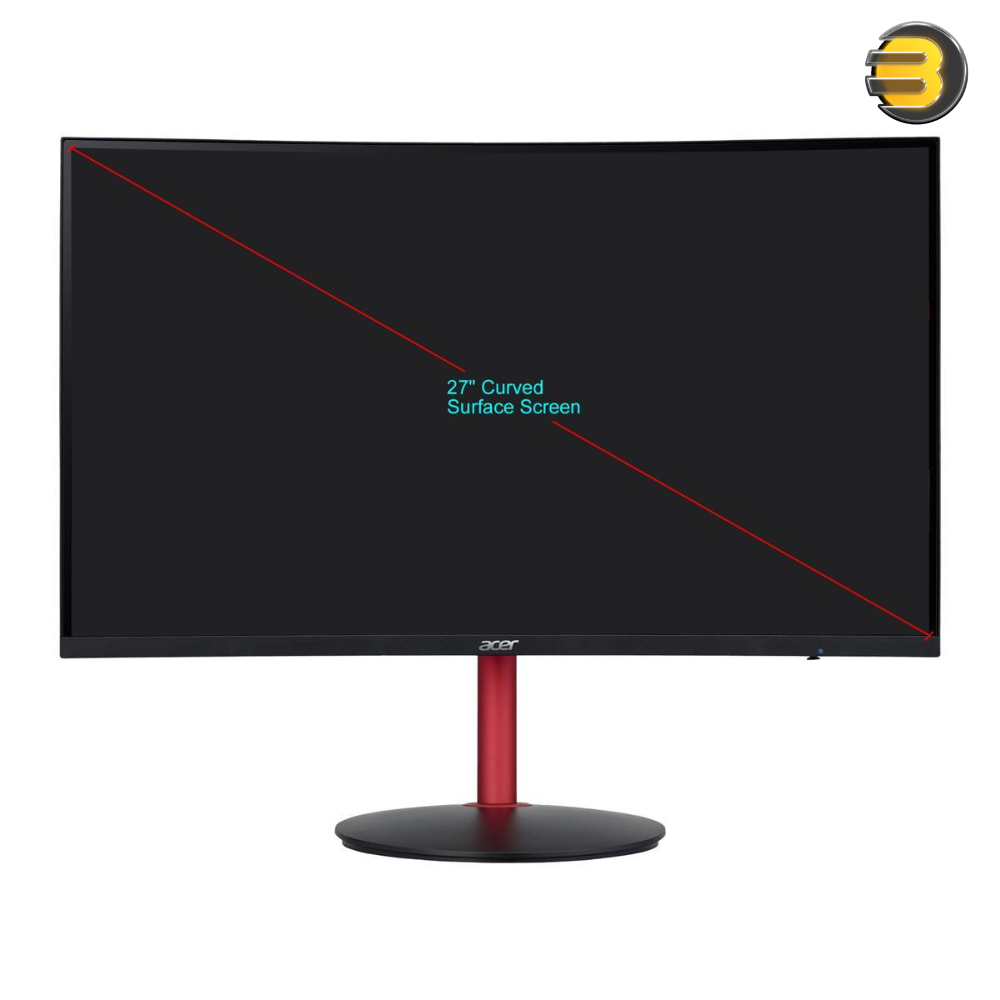 ACER 27 Nitro XZ2 Curved Gaming Monitor - XZ272 V - 27 FHD (1920x1080 ...