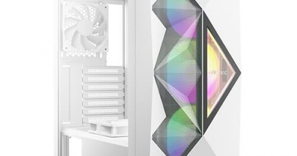 Antec DF800 Mid Tower RGB Gaming Casing White 5Fans (3x 120M ARGB) F ...