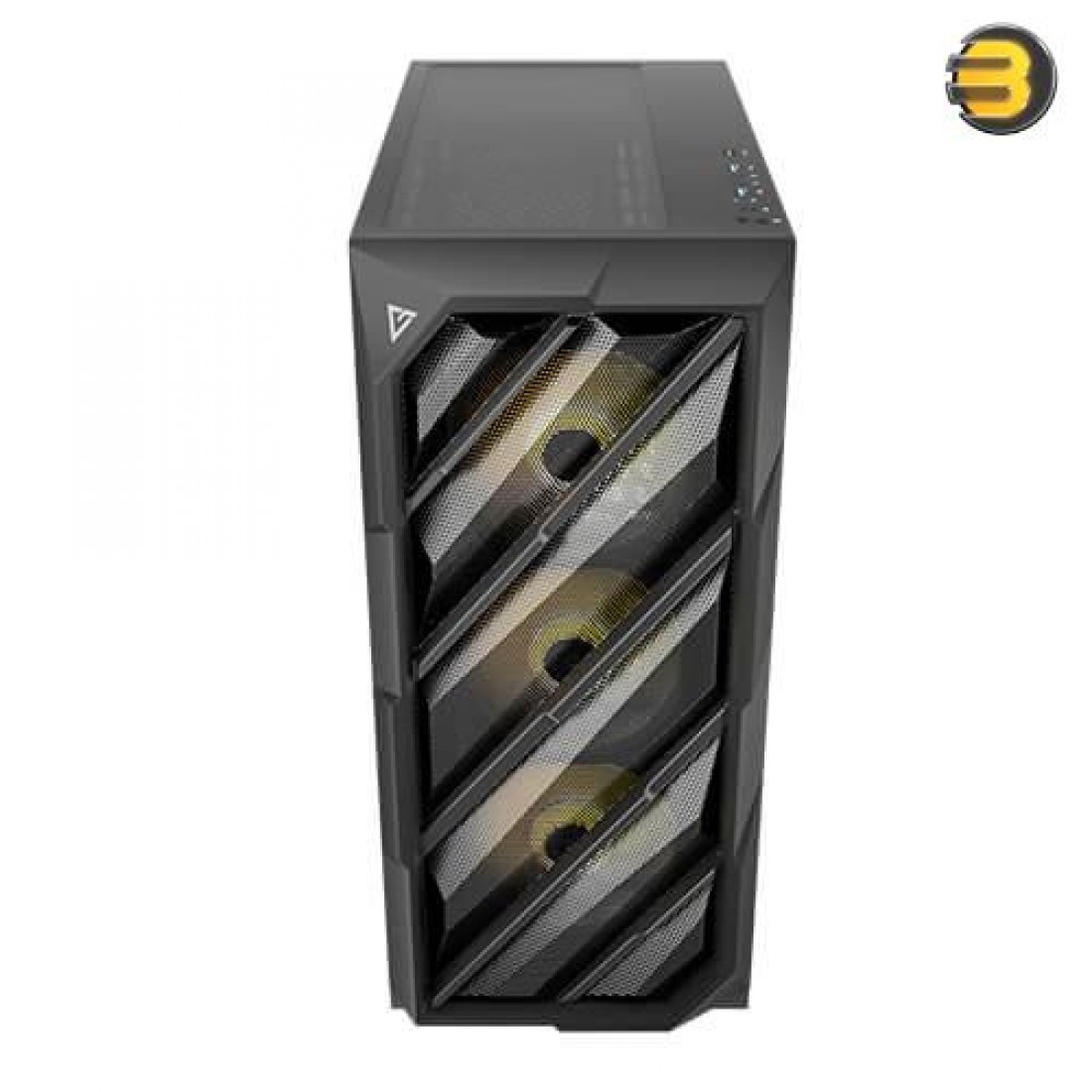 Antec DP503 ATX Mid Tower PC Case, Type-C Gen2, 3 x 120mm ARGB Fans with ARGB & PWM Controller ...