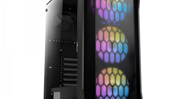 Antec NX360 Elite ARGB Mid-Tower ATX Gaming Case + Antec Atom V450 450W ...