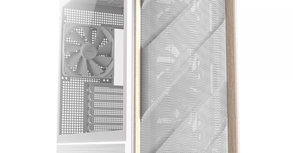 Antec FLUX White — 5 x PWM Fans Included, High-Airflow Front Panel With ...