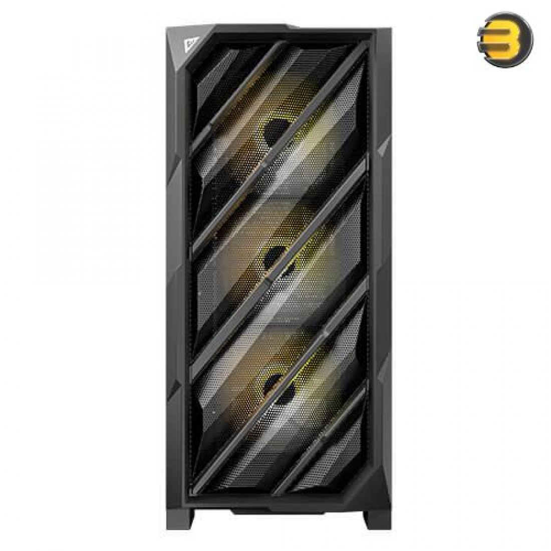 Antec DP503 ATX Mid Tower PC Case, Type-C Gen2, 3 x 120mm ARGB Fans ...