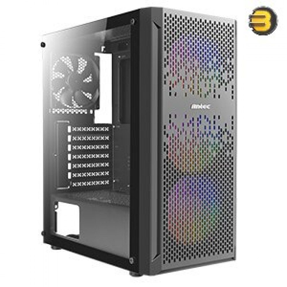 Antec NX290 Mid Tower RGB Gaming Casing 4Fans (3x 120M ARGB) F (1x 120M ...