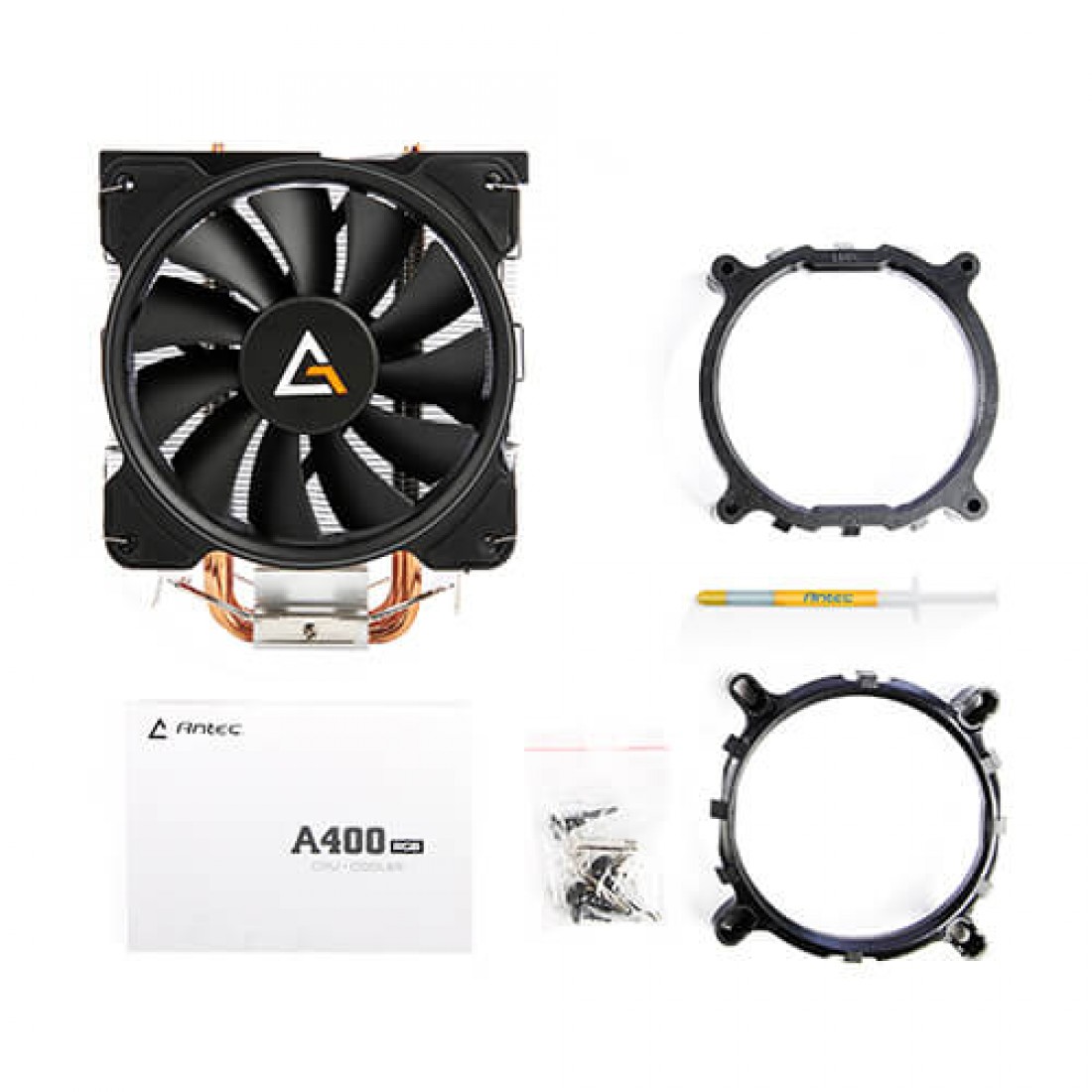 Antec A400 RGB 4-Pin Connector PWM Silent Fan for Intel LGA & AMD - A400