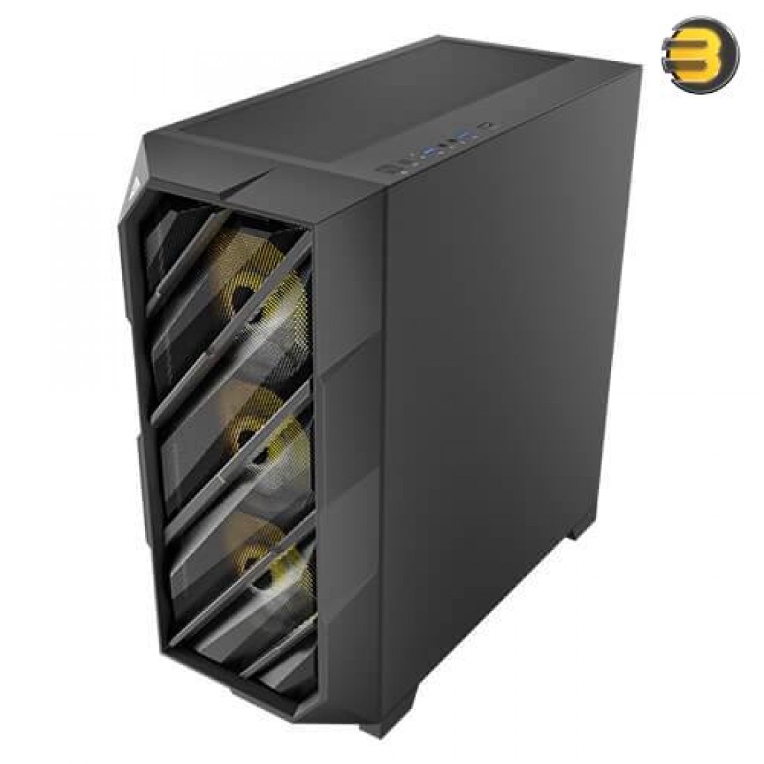 Antec DP503 ATX Mid Tower PC Case, Type-C Gen2, 3 x 120mm ARGB Fans with ARGB & PWM Controller ...