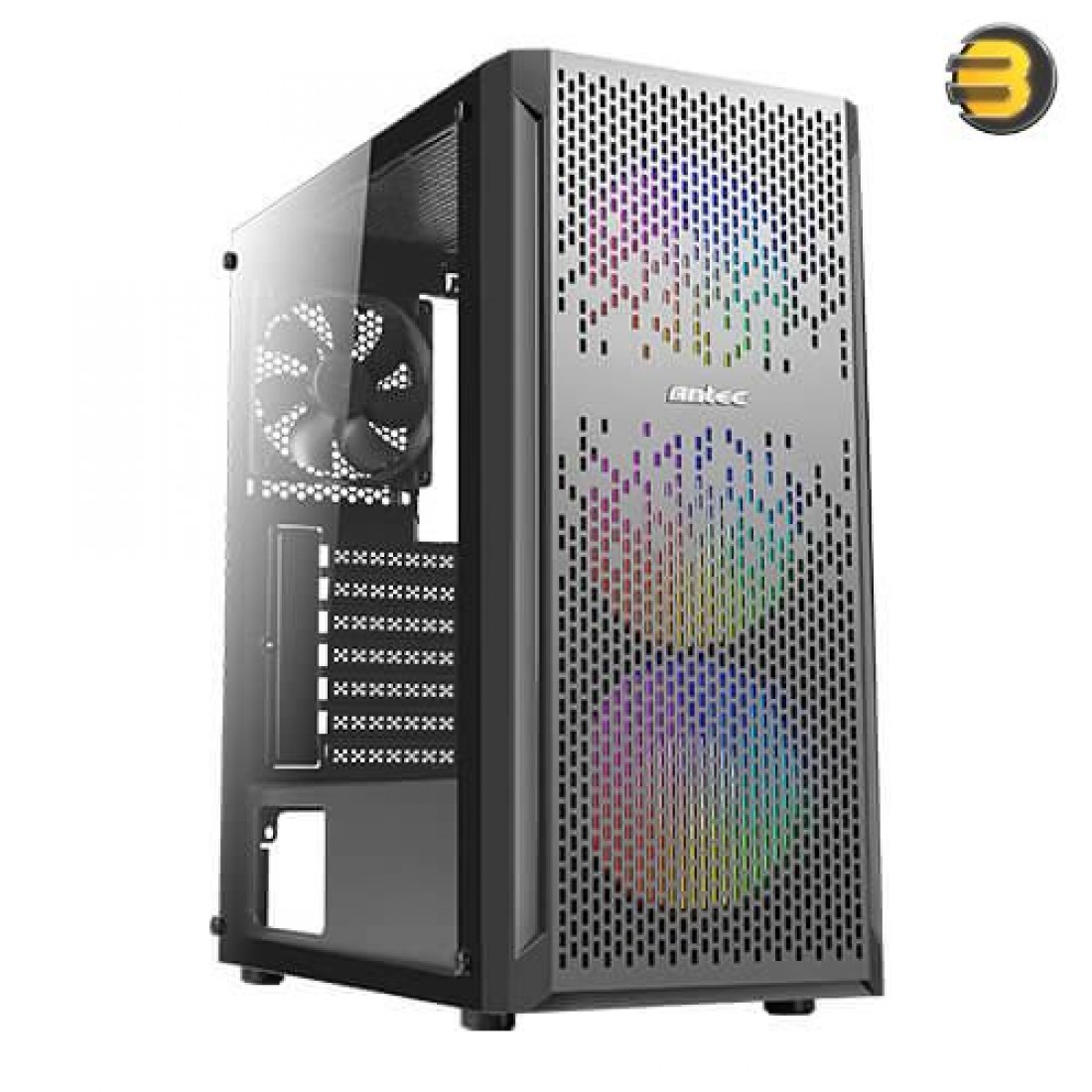 Antec NX290 Mid Tower RGB Gaming Casing 4Fans (3x 120M ARGB) F (1x 120M ...