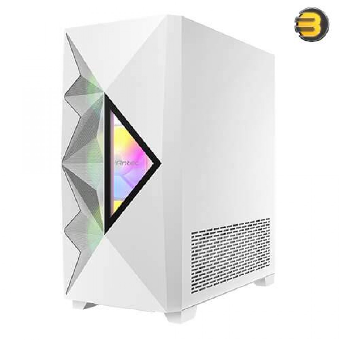 Antec DF800 Mid Tower RGB Gaming Casing White 5Fans (3x 120M ARGB) F ...