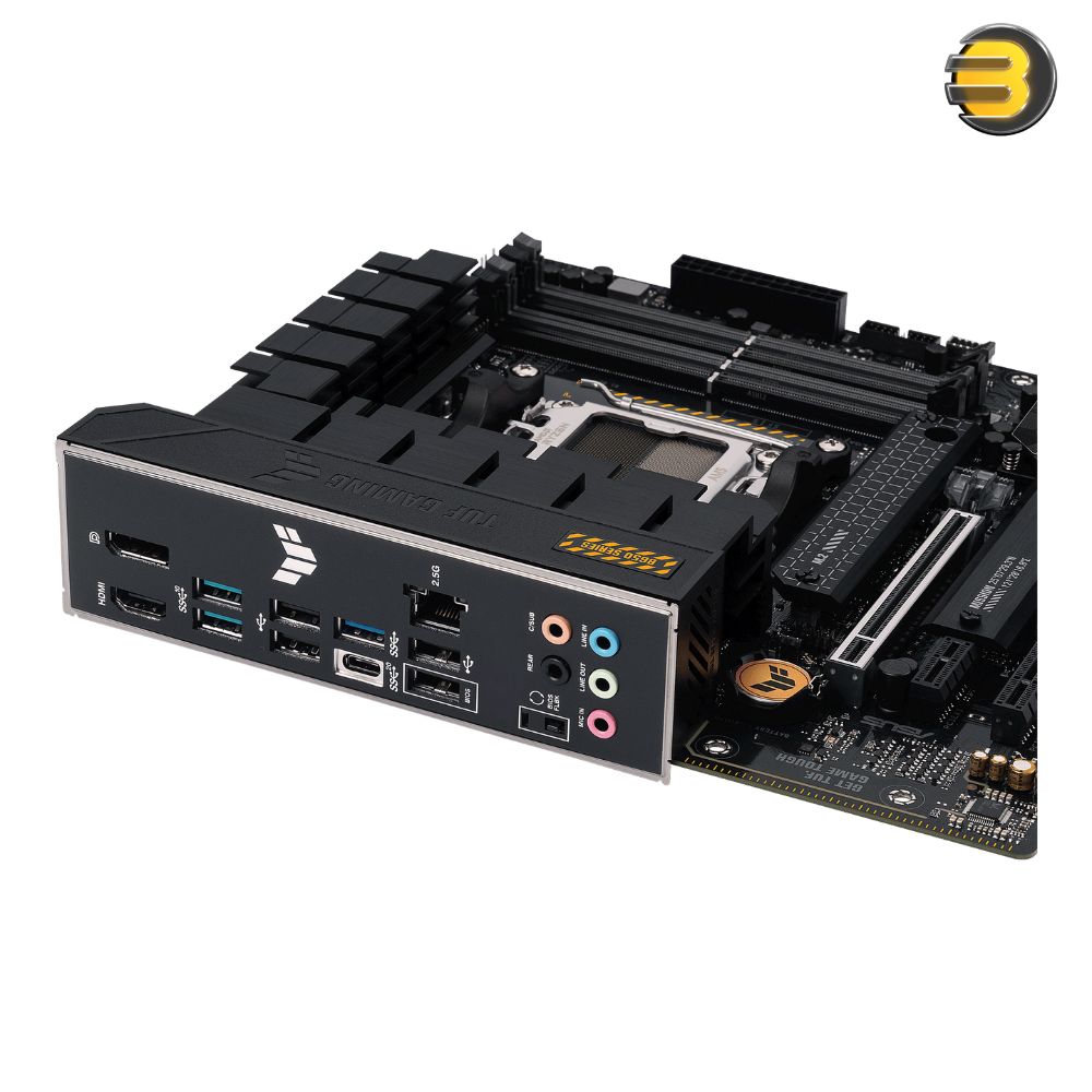 ASUS B650M-PLUS TUF GAMING WIFI — AMD AM5 LGA 1718 mATX Motherboard ...