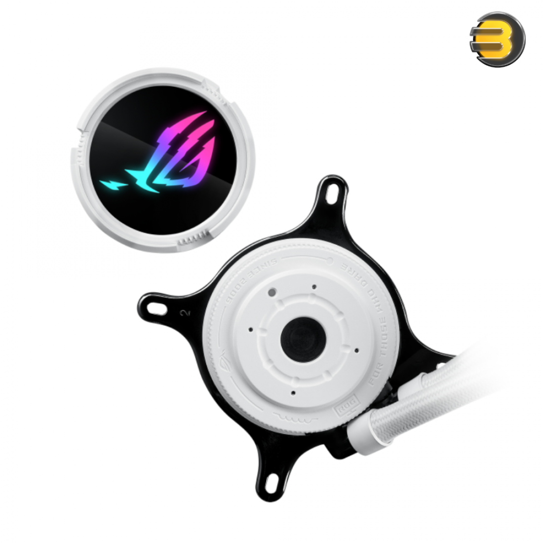 ASUS ROG Strix LC III 360 White ARGB CPU Liquid Cooling, 360mm Radiator ...