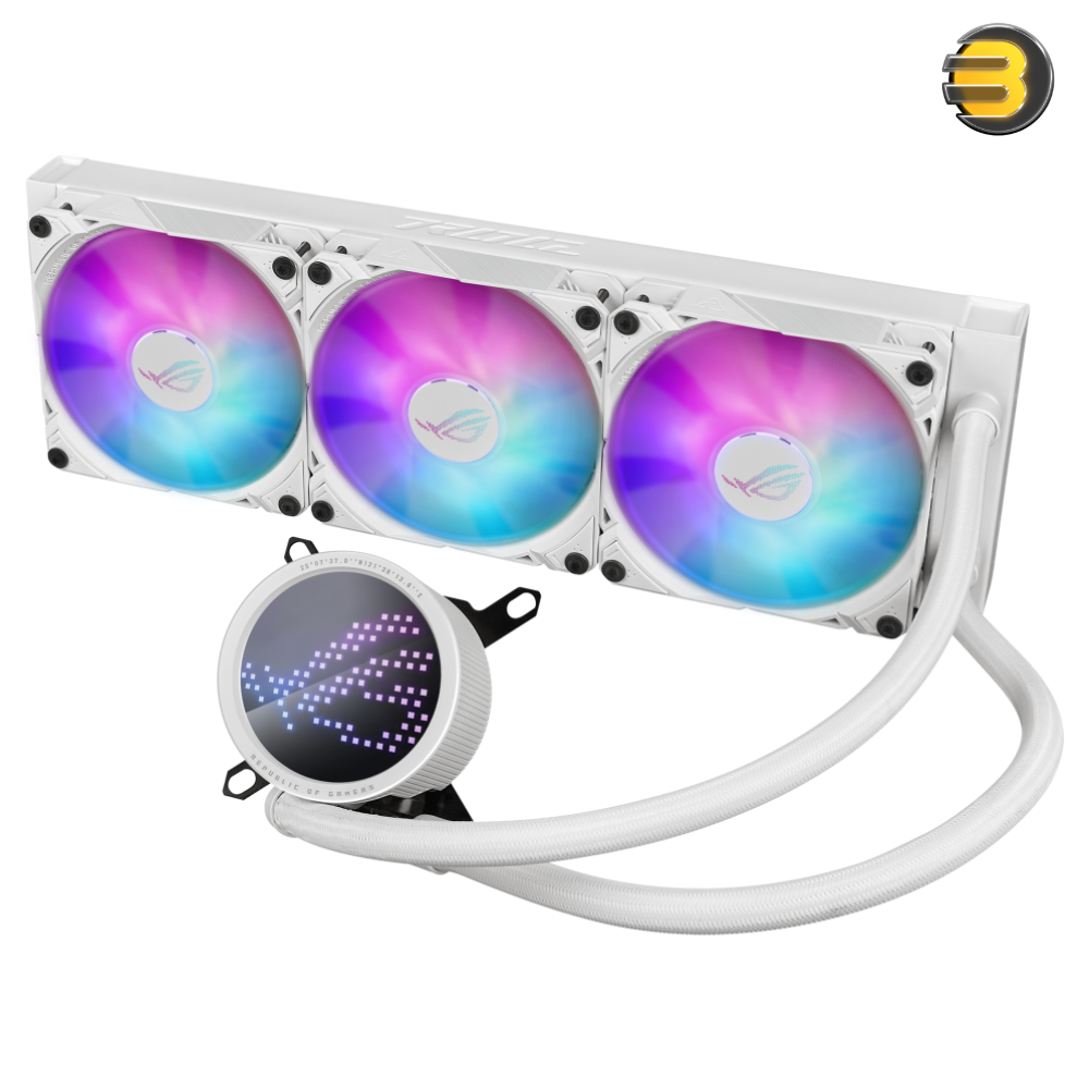 ASUS ROG RYUO III 360 ARGB White AIO Liquid CPU Cooler — Asetek 8th gen ...