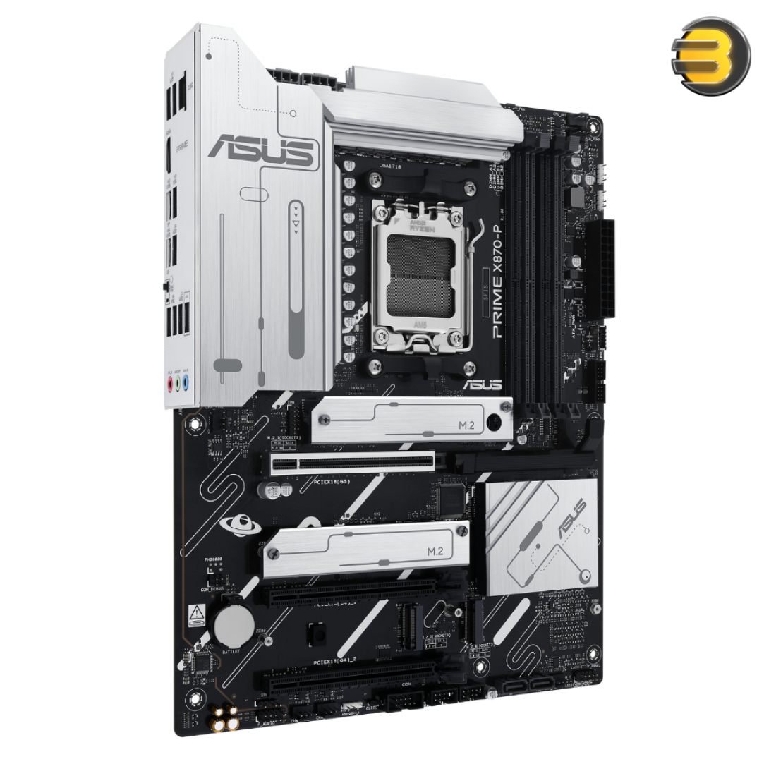 ASUS PRIME X870-P – AMD AM5, DDR5, PCIe 5.0, USB4, 2.5GbE