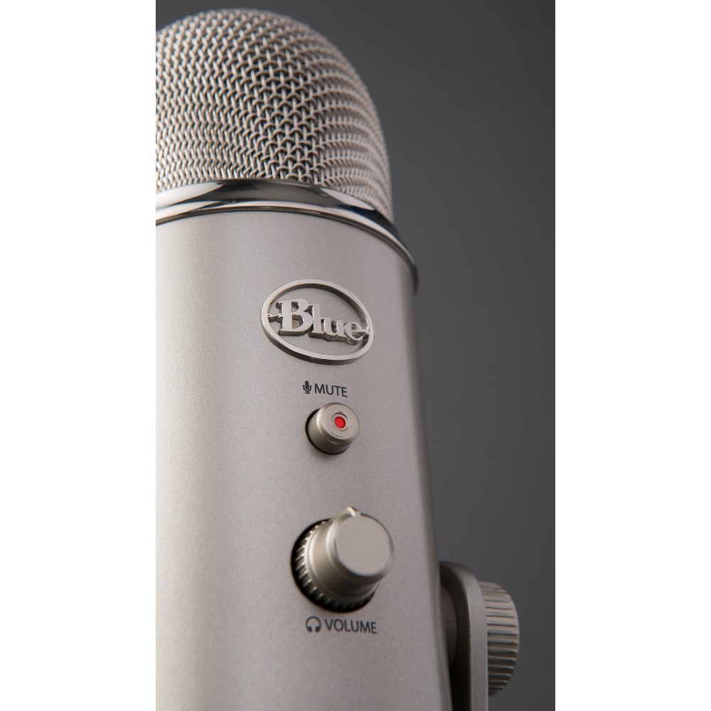Blue Yeti USB Mic for Recording & Streaming on PC and Mac, 3 Condenser ...