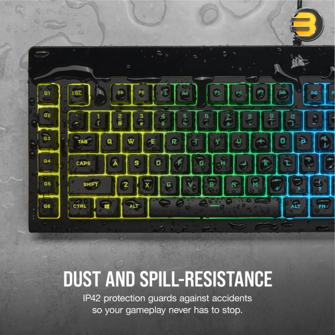 Corsair K55 RGB PRO XT Gaming Keyboard - CH-9226715-NA | ELBADR GROUP