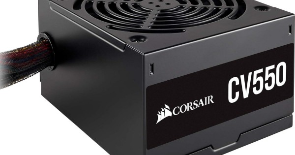 Corsair CV550 CV Series 80 PLUS Bronze Certified 550 Watt Non-Modular ...