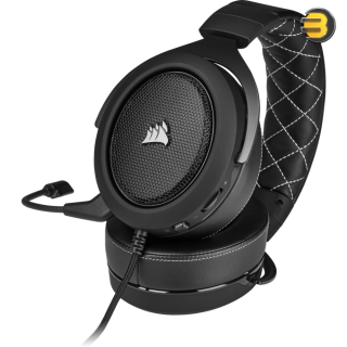 Corsair HS60 PRO 7.1 Virtual Surround Sound Gaming Headset with USB DAC Works with PC Xbox Series X Xbox Series S Xbox One PS5 PS4 and Nintendo Switch Carbon CA 9011213 NA