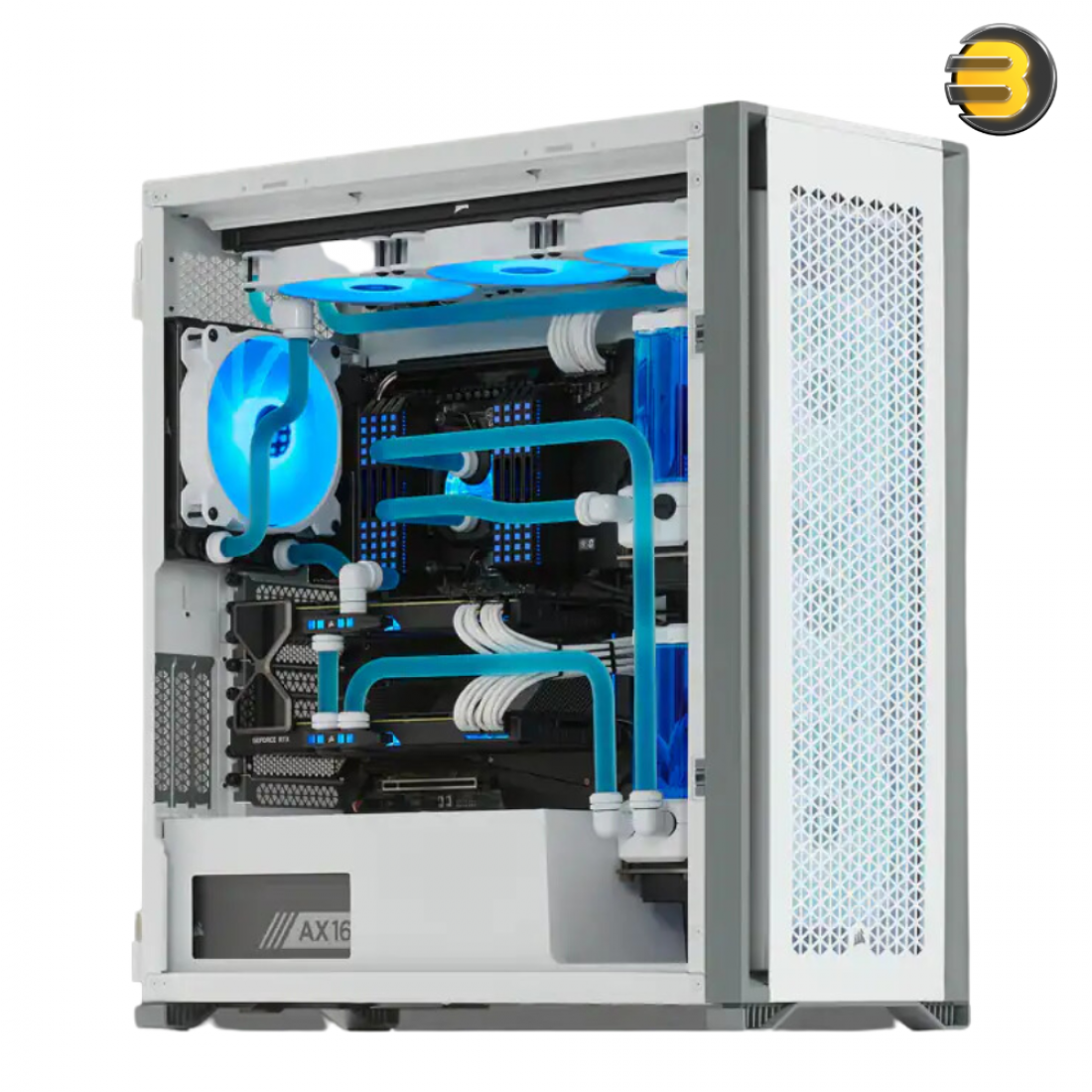 Corsair 7000D AIRFLOW Full-Tower ATX PC Case — White