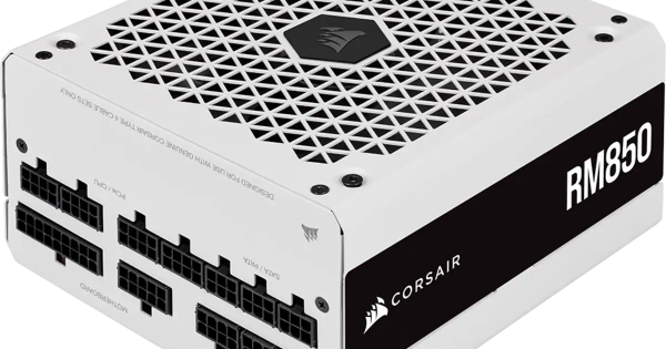 Corsair RM850 — 850 Watt 80 PLUS Gold Fully Modular ATX PSU (UK) White