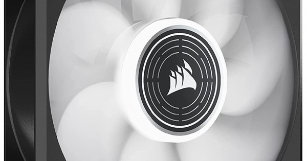 CORSAIR ML120 LED Elite 120mm Magnetic Levitation White LED Fan with ...