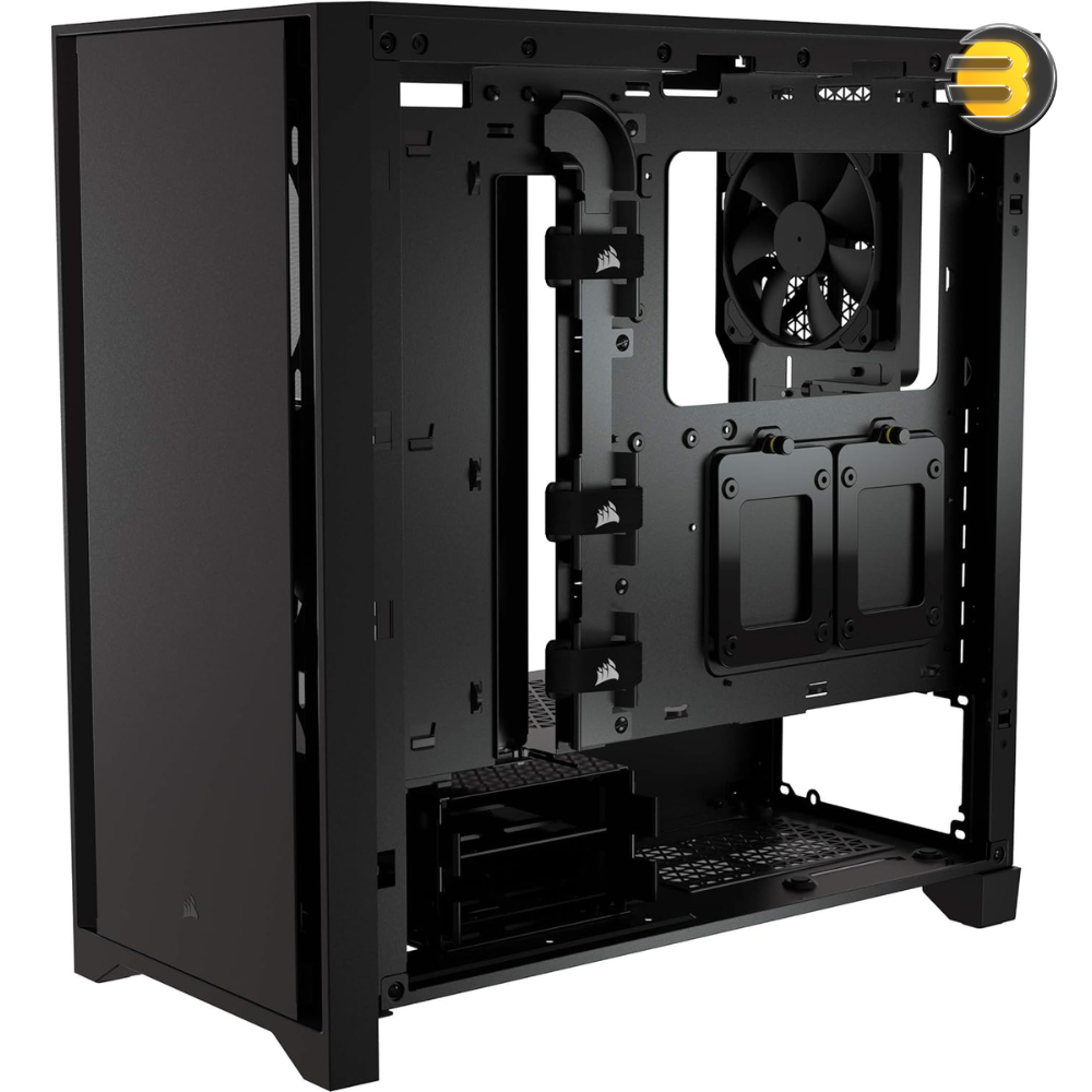 Corsair 4000D Tempered Glass Mid-Tower ATX Case — Black - CC-9011198-WW ...