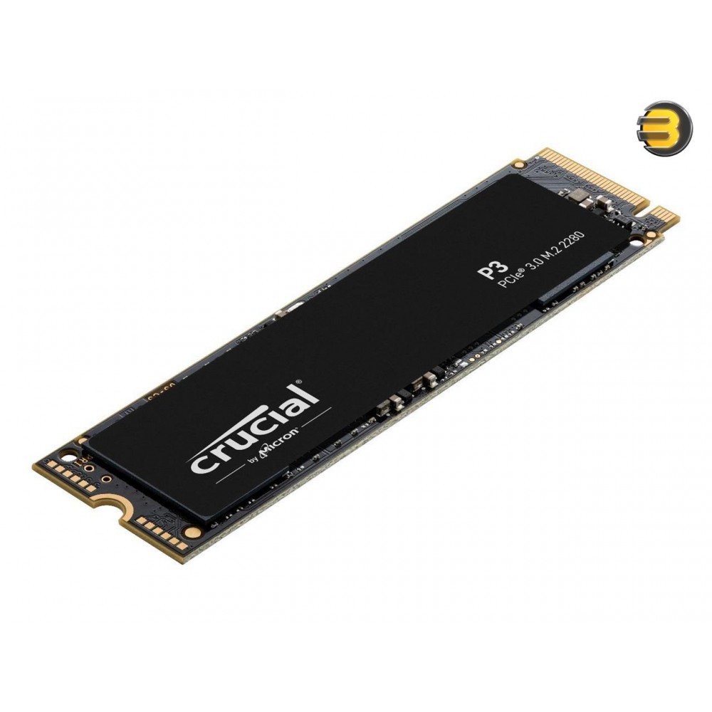 Crucial P3 1TB PCIe 3.0 3D NAND NVMe M.2 SSD, up to 3500MB/s - CT1000P3SSD8