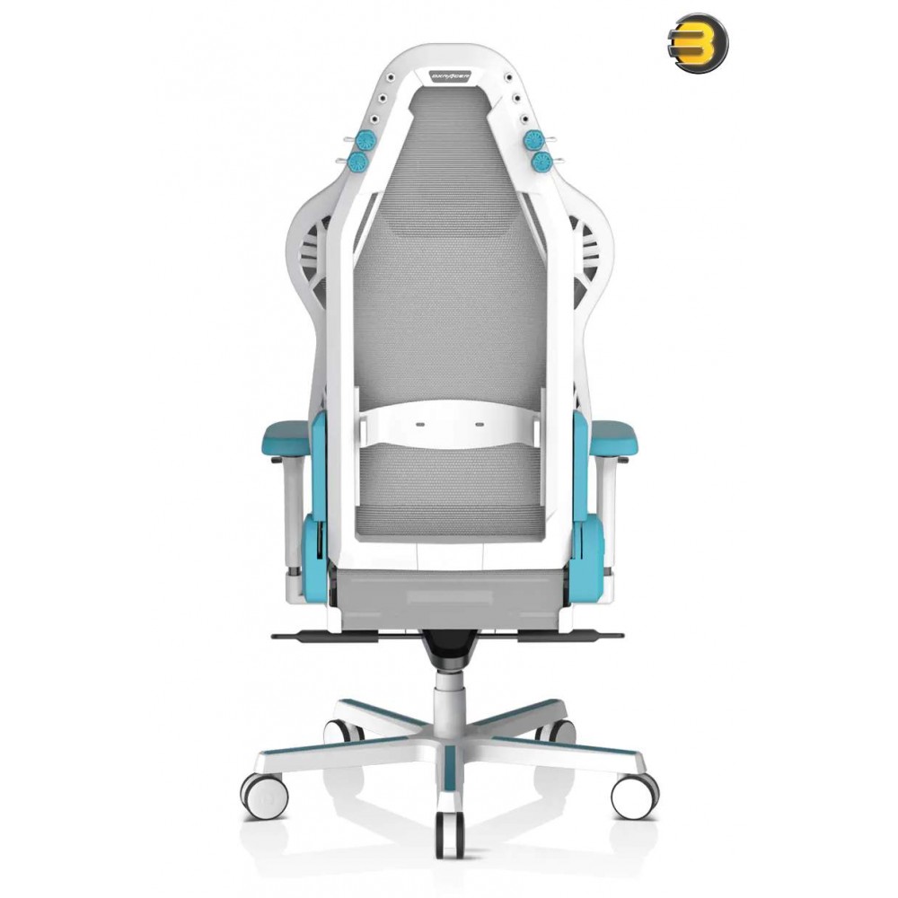 DXRacer Air Mesh Gaming Chair Modular Office Chair - White & Cyan