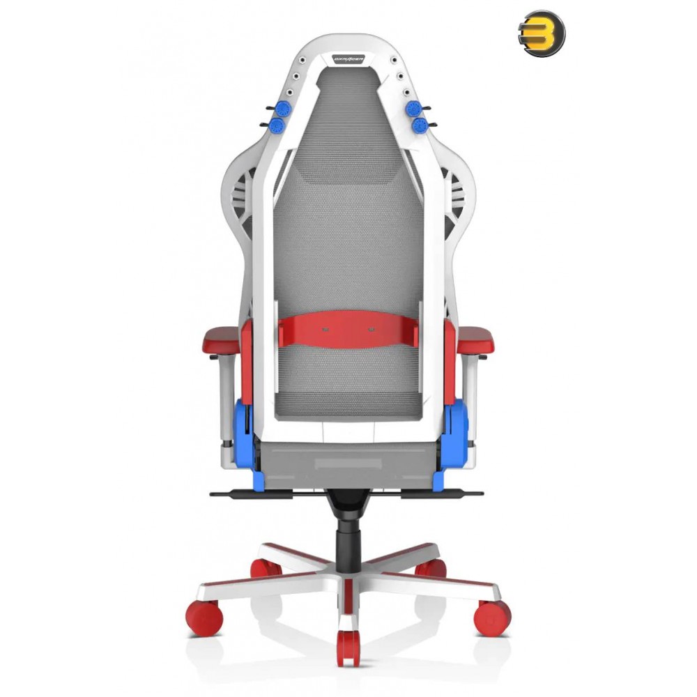 DXRacer Air Mesh Gaming Chair Modular Office Chair - White & Red & Blue ...