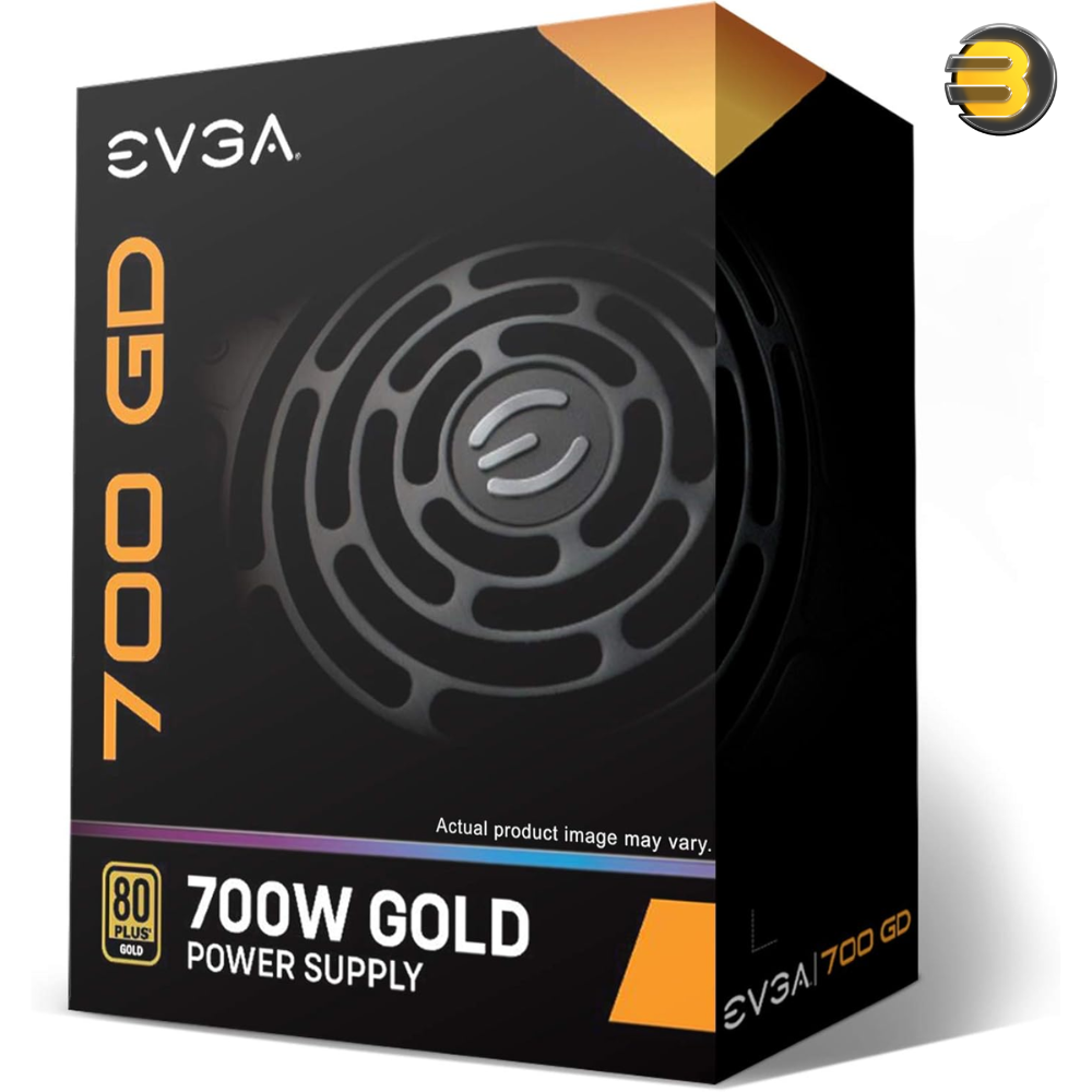 EVGA 700 GD 80+ GOLD 700W Power Supply — Non Modular - 100-GD-0700-V2 ...