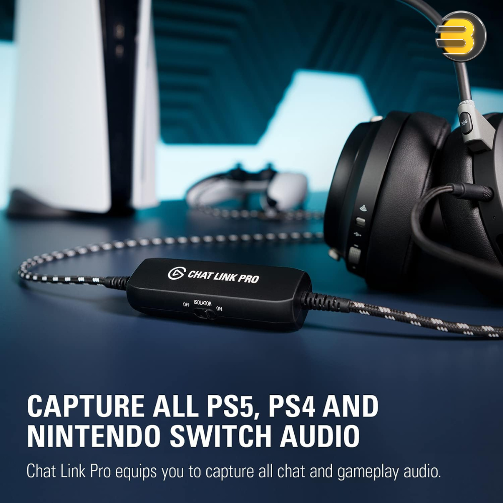 Elgato Chat Link Pro — Audio Adapter, for PS5, PS4, Nintendo Switch ...