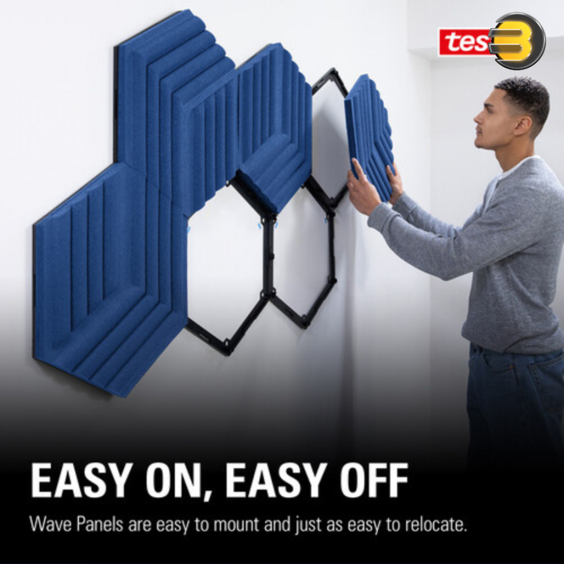Elgato Wave Panels — 6 acoustic treatment panels, dual density foam ...