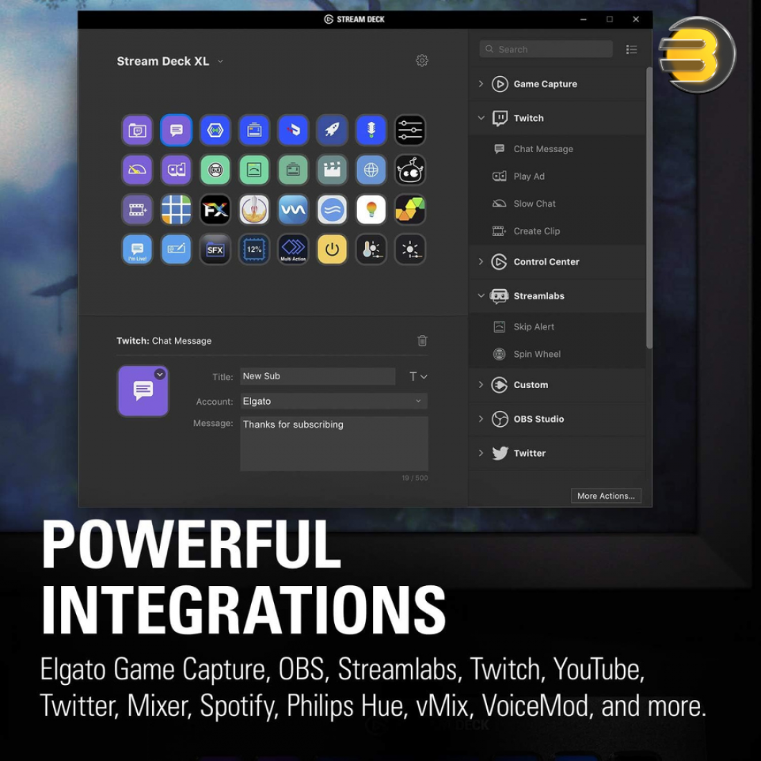 Elgato Stream Deck XL - Advanced Studio Controller, 32 Macro Keys ...