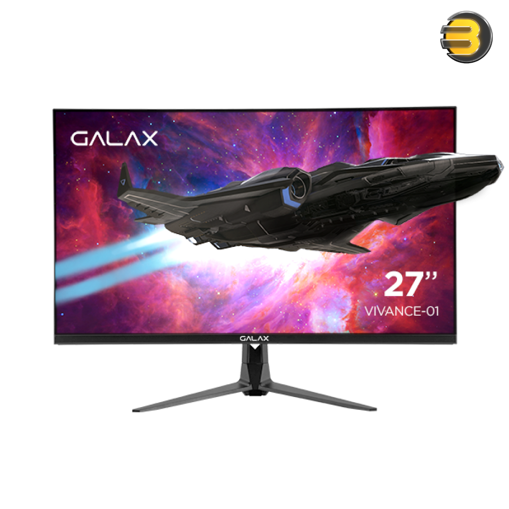 GALAX VIVANCE-01 Gaming Monitor (VI-01) 27 QHD / IPS / 165Hz / 1ms / G ...