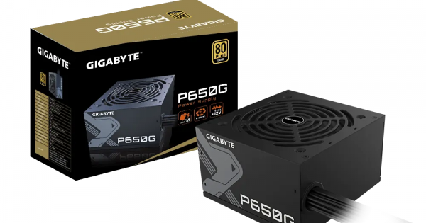 GIGABYTE GP-P650G 650W — ATX 12V v2.31 - 80 PLUS GOLD Certified ...