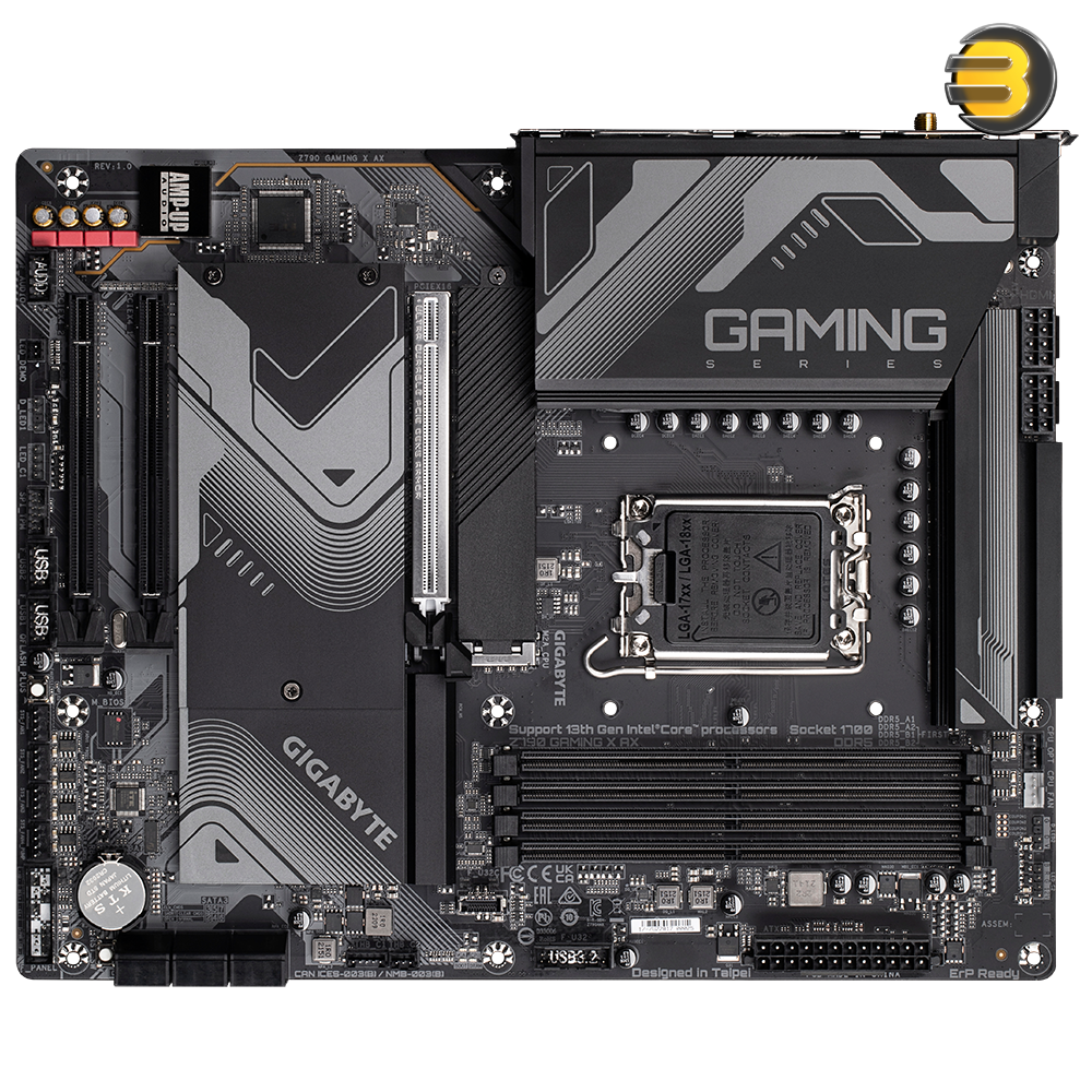 GIGABYTE Z790 GAMING X AX LGA 1700 ATX Motherboard DDR5, M.2, PCIe 5.0 ...