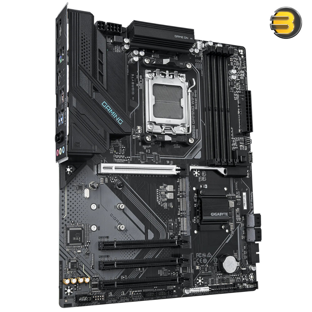 GIGABYTE B850 GAMING WIFI6, AMD AM5 Motherboard, DDR5 OC 8200MT/s, 6+2 ...