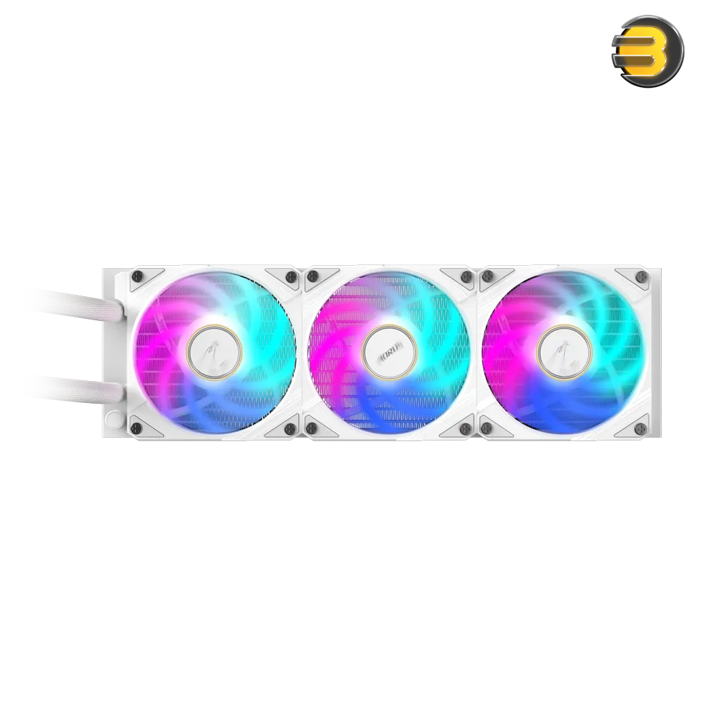 AORUS WATERFORCE X II 360 ICE Liquid CPU Cooler — 360mm Radiator with ...