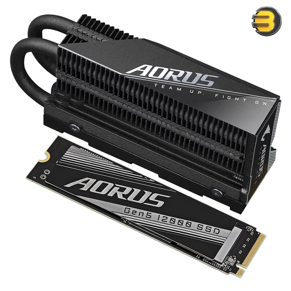 GIGABYTE AORUS Gen5 SSD 12000 SSD 2TB PCIe 5.0 NVMe M.2 — Read Speed Up ...