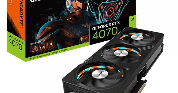 GIGABYTE GeForce RTX­­ 4070 GAMING OC 12G - GV-N4070GAMING OC-12GD