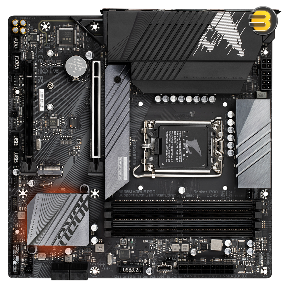 GIGABYTE B660M AORUS PRO DDR5 LGA 1700 Intel 12th mATX Motherboard
