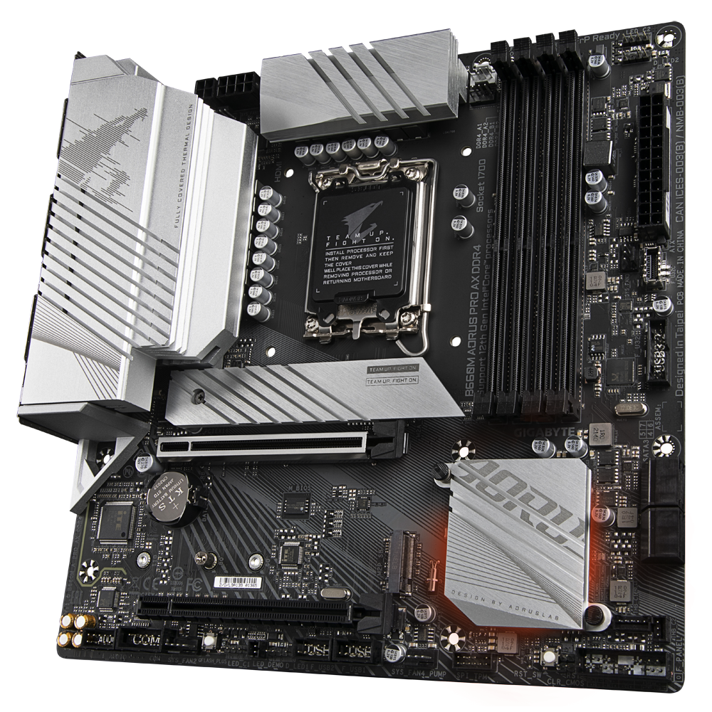 GIGABYTE B660M AORUS PRO AX DDR4 B660 Intel LGA 1700 Micro-ATX ...